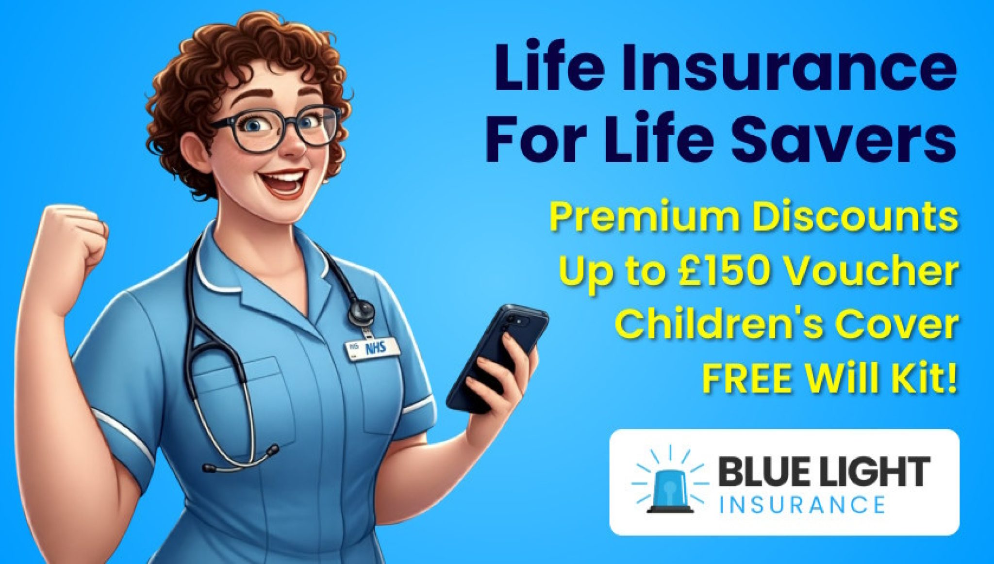 Blue Light Insurance – Discounted Life Insurance for Life Savers